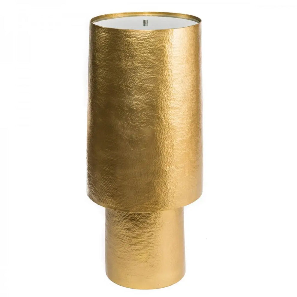 Brass Floor Lamp – Modern Hammered Body Lamp – Designe Gallerie
